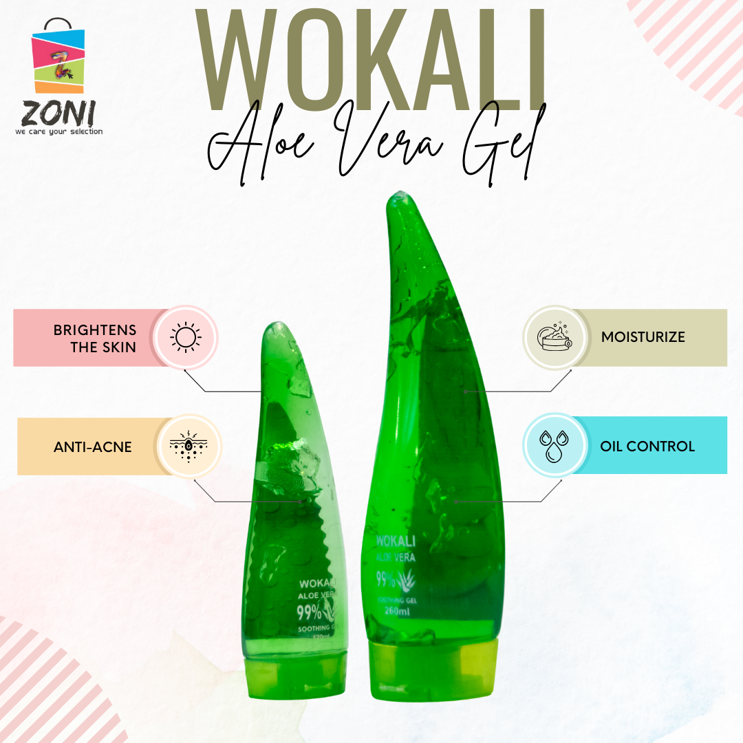 Wokali 99% Natural Aloe Vera Gel: Unveil Your Natural Radiance – ZoniStores
